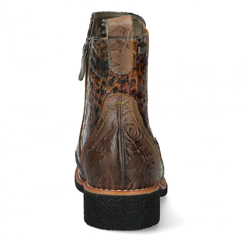 Bottines cuir Laura Vita CROCRALIE06B marron