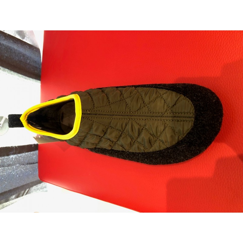 Chaussons homme 2b2468 kaki/jaune