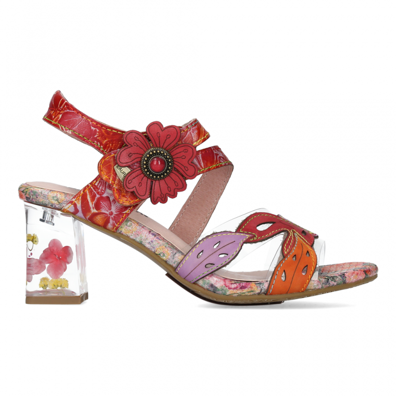 Sandales LAURA VITA Lucieo rouge